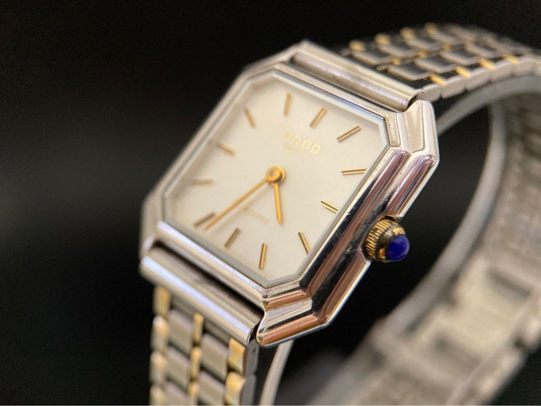 ⏱️ Rado瑞士雷達 |Elegance 133.9004.2 octagon石英手錶#二手, 名牌精品, 精品手錶在旋轉拍賣