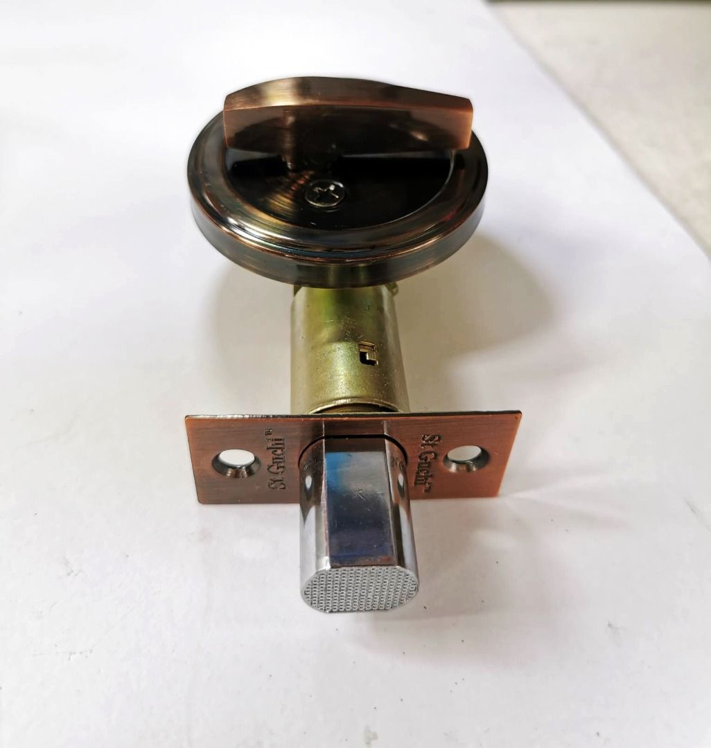[ St Guchi ] Half Deadbolt Lock (One Sided Thumb-Turn Deadbolt) - AC ...