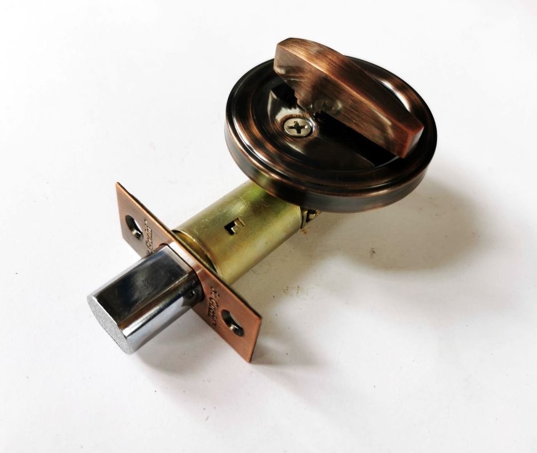 [ St Guchi ] Half Deadbolt Lock (One Sided Thumb-Turn Deadbolt) - AC ...