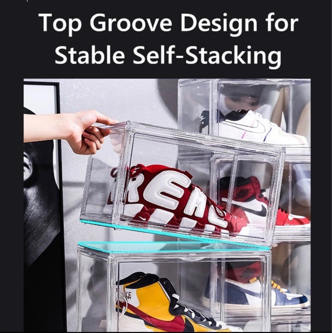 Acrylic Shoe Display Box, Furniture & Home Living, Furniture, Shelves ...