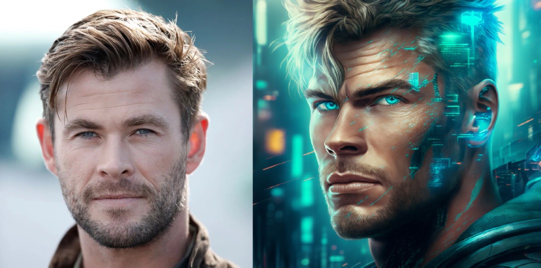 AI Custom Portrait, Unique Custom illustration, for Social Media ...