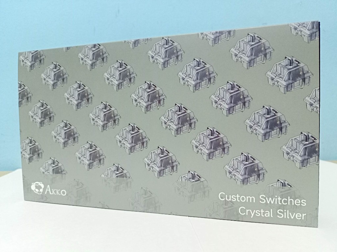 Akko CS Crystal Silver Switch (45pcs) For Mechanical Keyboard ...
