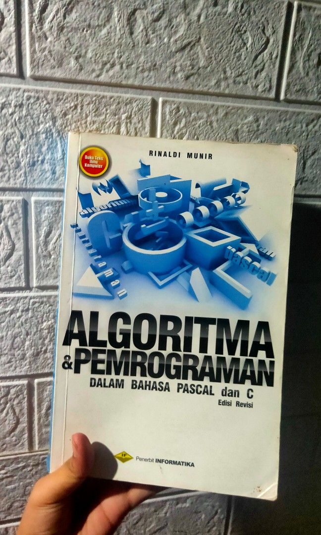 Algoritma & pemrograman dalam bahasa pascal dan c, Buku & Alat Tulis, Buku di Carousell