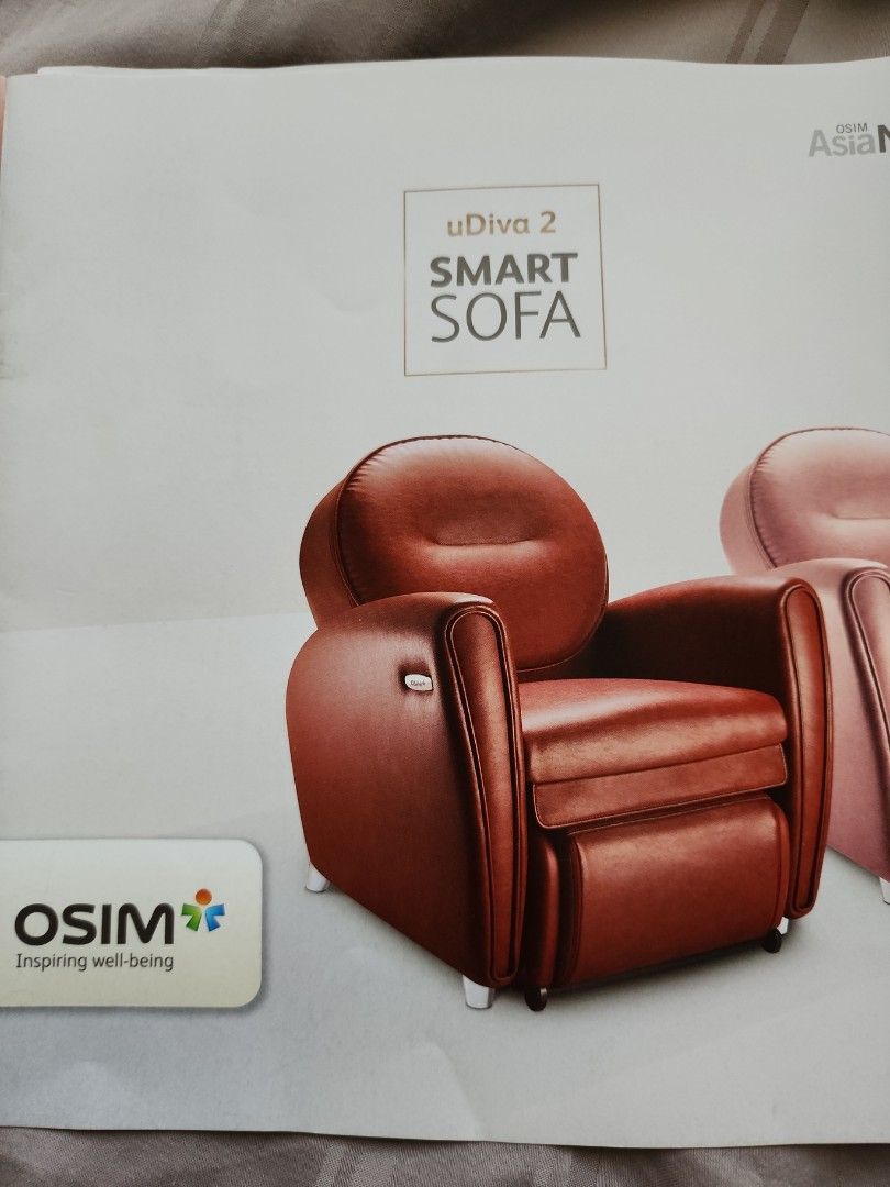 ALMOST NEW OSIM UDIVA 2 (RED), Health & Nutrition, Massage Devices on ...
