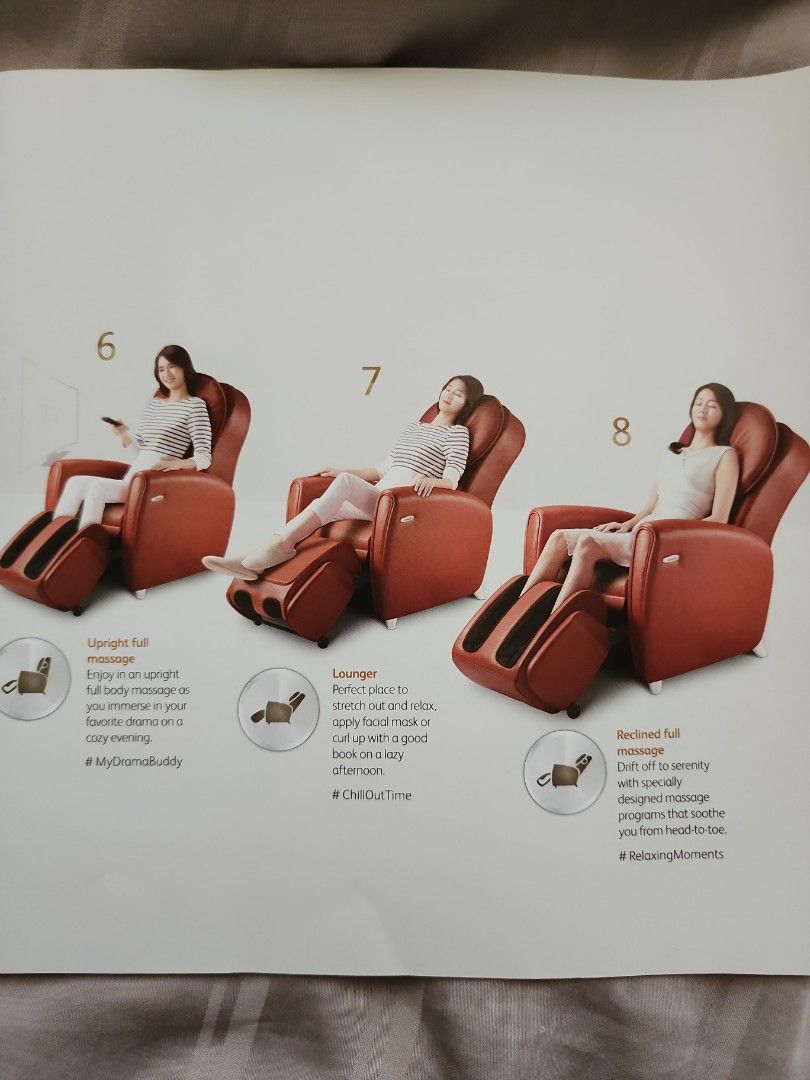 ALMOST NEW OSIM UDIVA 2 (RED), Health & Nutrition, Massage Devices on ...