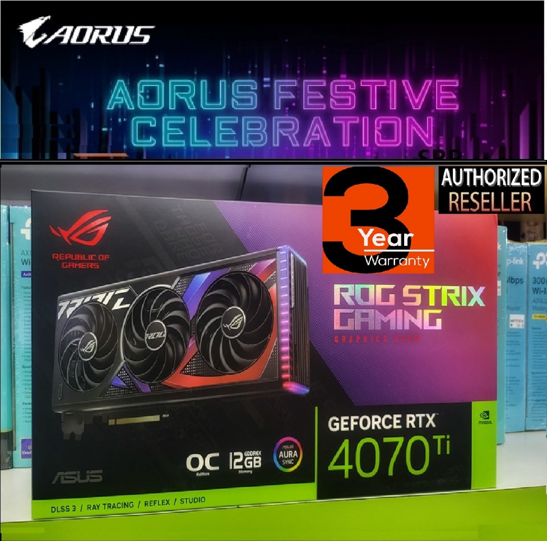ASUS ROG Strix GeForce RTX 4070 Ti OC Edition[12GB ROG-RTX4070TI-O12G ...