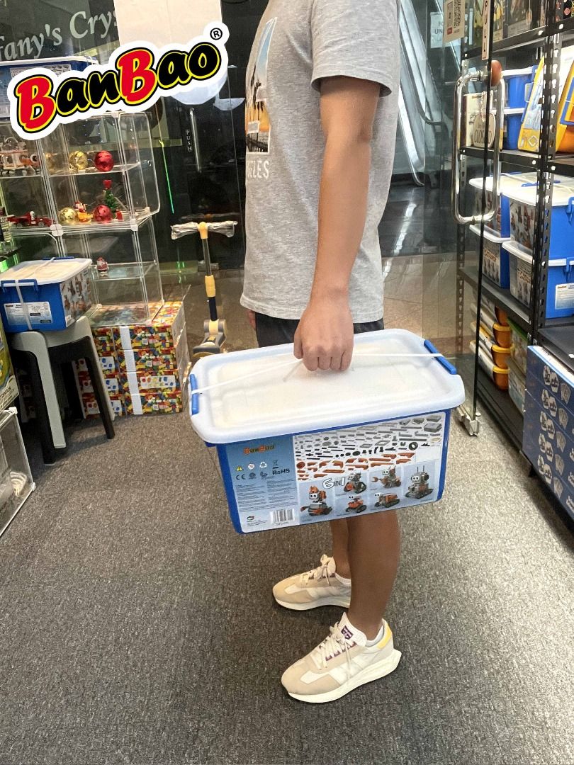 BanBao Building Blocks 6 In 1 Robot Ultrasonic Control Obstacle ...