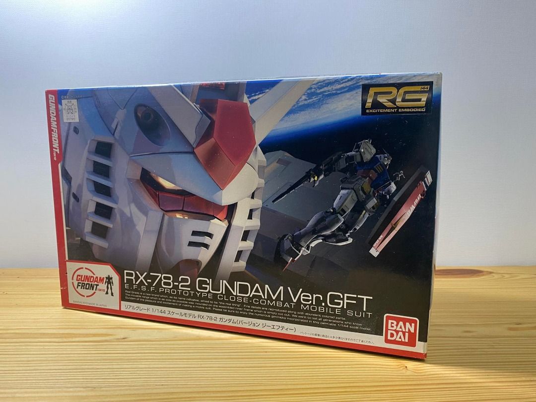 BANDAI RG RX-78-2 GUNDAM VER. GFT, Hobbies & Toys, Toys & Games on ...