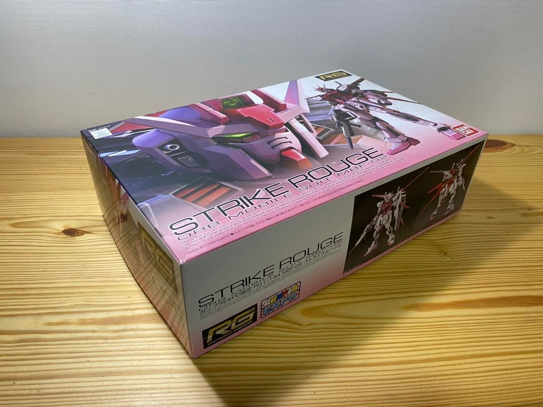BANDAI RG STRIKE ROUGE GUNDAM + IWSP, Hobbies & Toys, Toys & Games on ...
