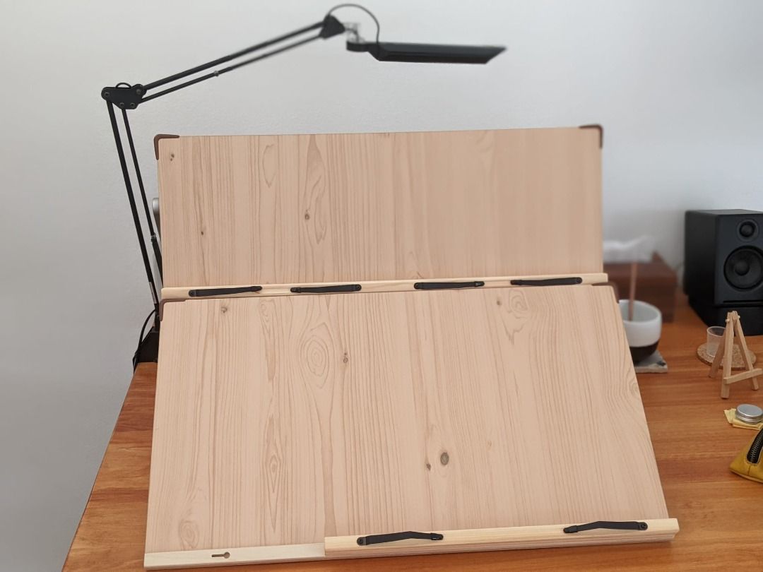 Beautiful Reading/Writing Detachable and Collapsable Wooden Desktop ...