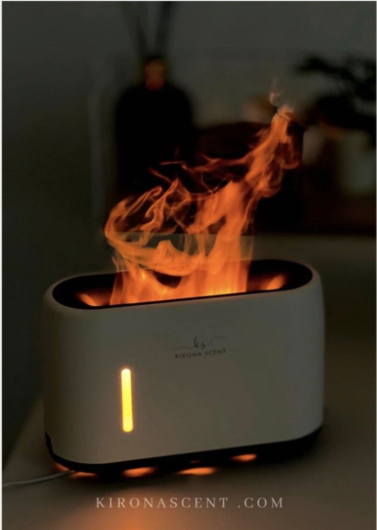 Blazing Fire Aroma Diffuser (white), Beauty & Personal Care, Fragrance ...