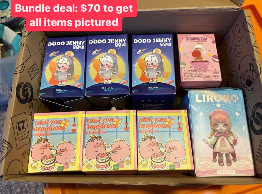 Blind box mystery bundle for your blind box loving friend (all opened ...