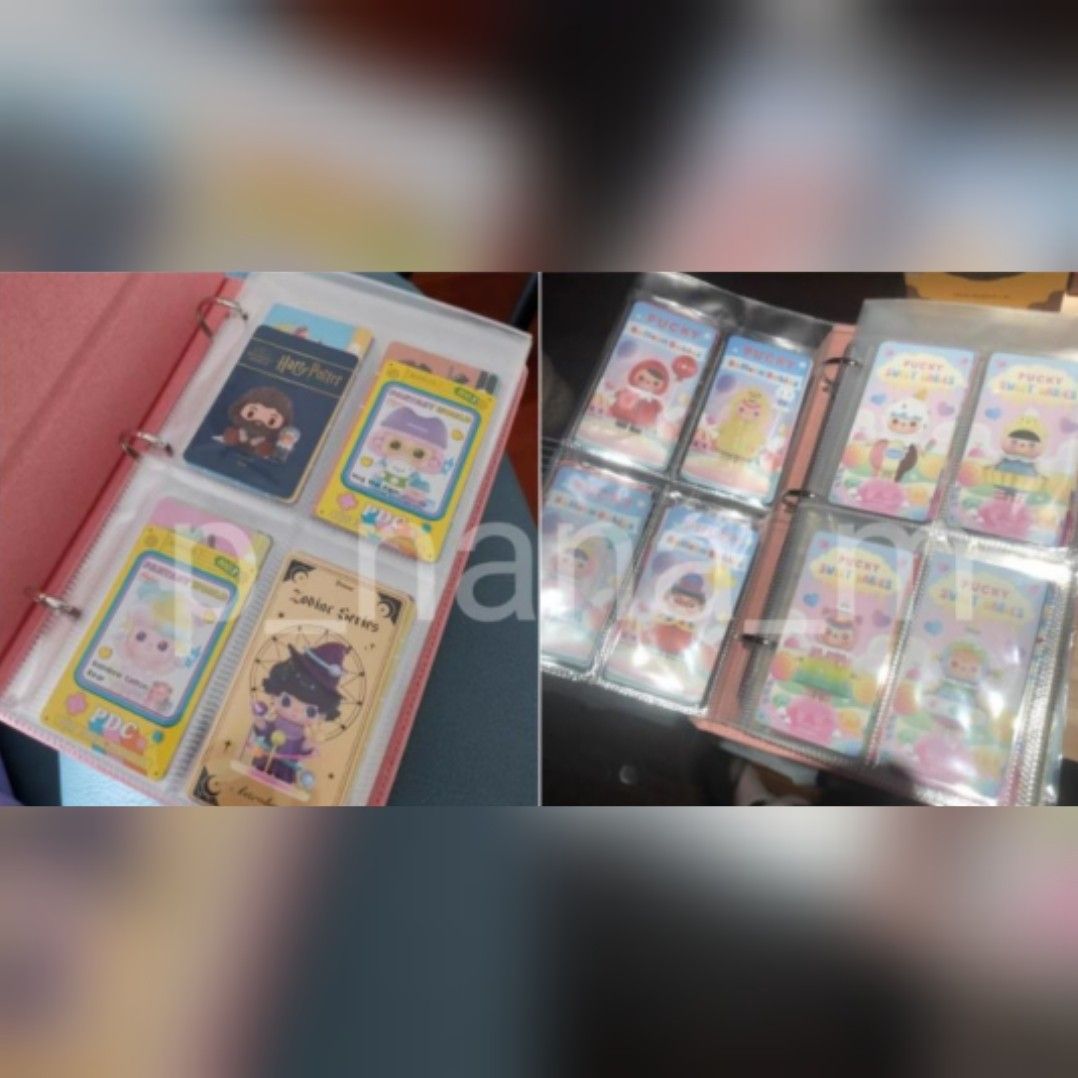 Blue Labubu Cover Design Collectors Card Album for POPMART and Other ...