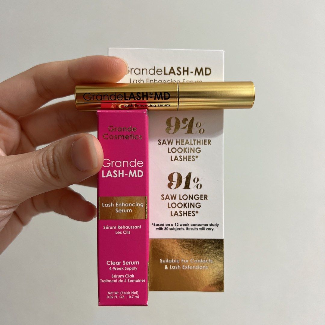 [BNIB] Grande Cosmetics GrandeLASH-MD Lash Enhancing Serum 0.7ml, Beauty & Personal Care, Face ...