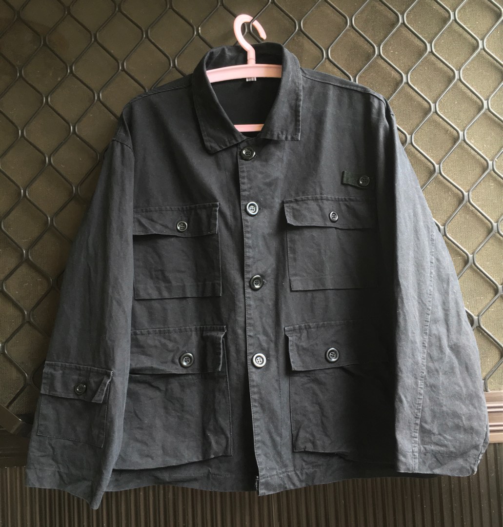 BOXY FIT DENIM JACKET, Men's Fashion, Coats, Jackets and Outerwear on ...