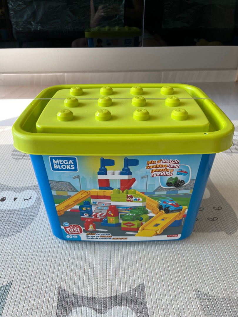 BRAND NEW & SEALED - Mega Bloks : First Builders - Race Car Garage ...