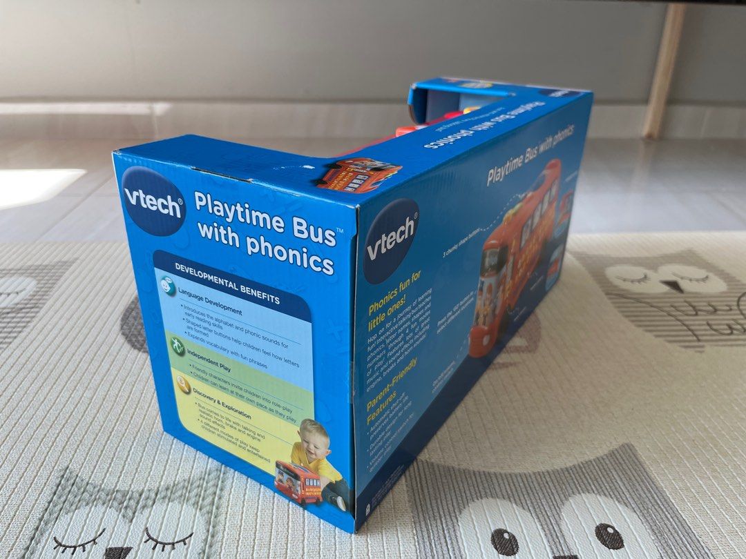 BRAND NEW - Vtech Playtime Bus with Phonics, Babies & Kids, Infant ...