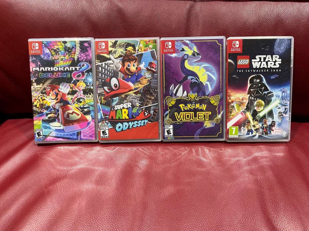 Brand New Nintendo Switch Games Mario Kart deluxe 8 Mario odyssey ...