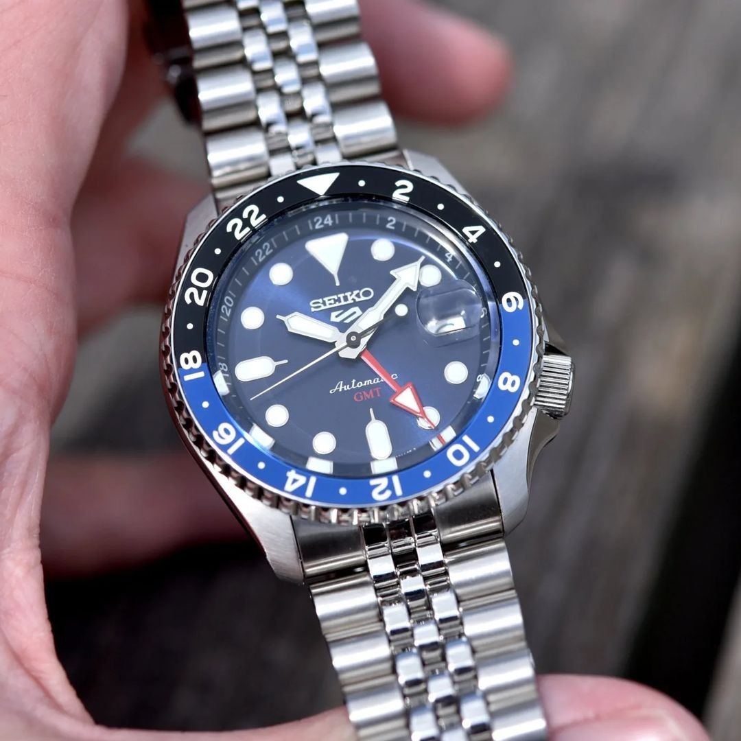 Brand New Seiko 5 Sports Automatic GMT Batman SSK003 SSK003K SSK003K1 ...