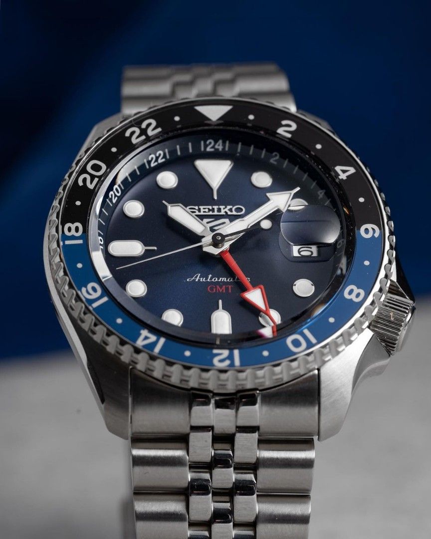 Brand New Seiko 5 Sports Automatic GMT Batman SSK003 SSK003K SSK003K1 ...