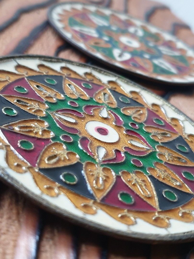 Brass Byzantine Mosaic Enamel Work - Hand Made in Greece, Hobbies ...
