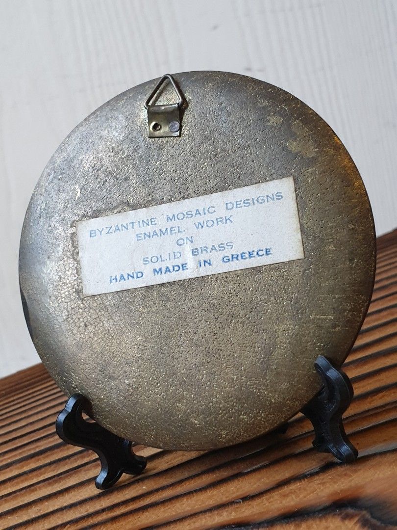 Brass Byzantine Mosaic Enamel Work - Hand Made in Greece, Hobbies ...