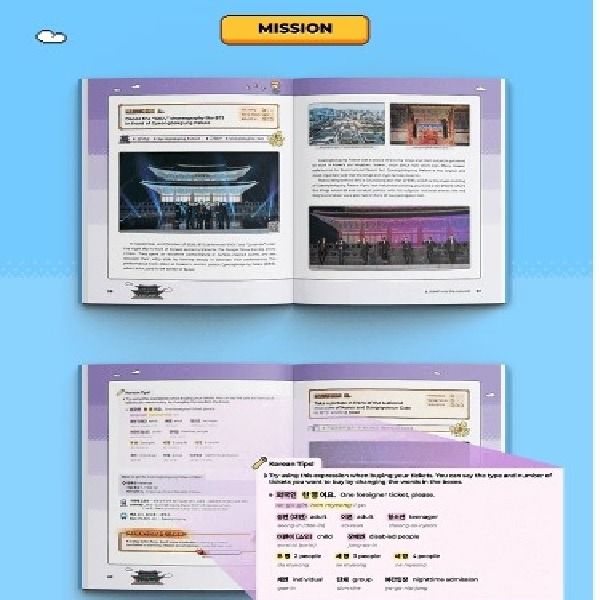 ON HAND BTS Travel Book Korea Official FIRST EDITION w/ Useful Korean ...