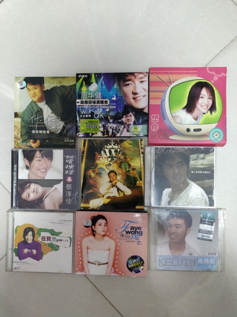 Bundle Clearance Sale for Oldies CD/VCD/DVDs (Wakin Chau 周华健, Fann Wong 范文芳, Wilber Pan 潘玮柏 ...