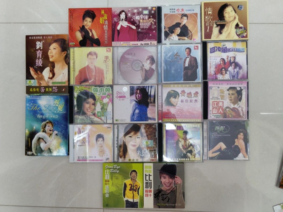 Bundle Clearance Sale for Oldies CD/VCD/DVDs (Wakin Chau 周华健, Fann Wong 范文芳, Wilber Pan 潘玮柏 ...