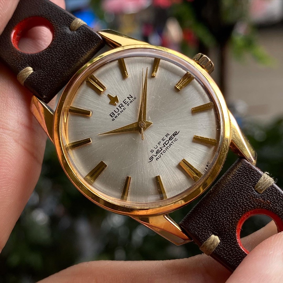 Buren Grand Prix Super Slender Automatic Movement Dim. 35mm, Fesyen ...