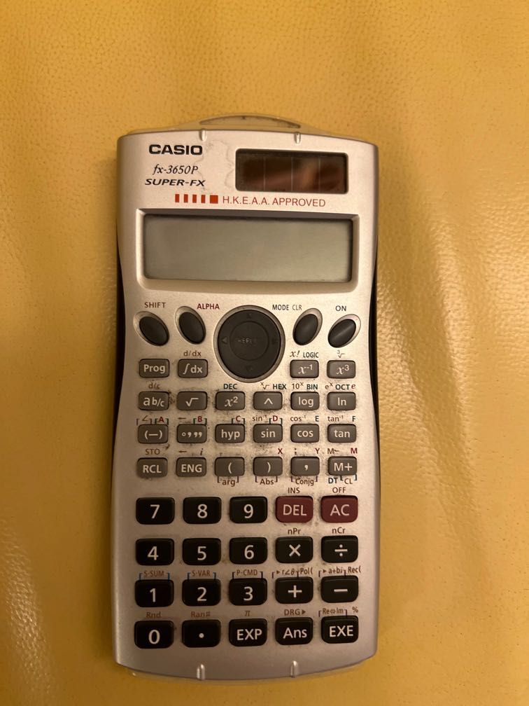 Casio fx-3650 P, 汽車配件, 電子配件 - Carousell