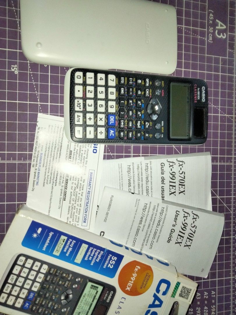 Casio fx-991EX Classwiz Scientific Calculator, Hobbies & Toys ...