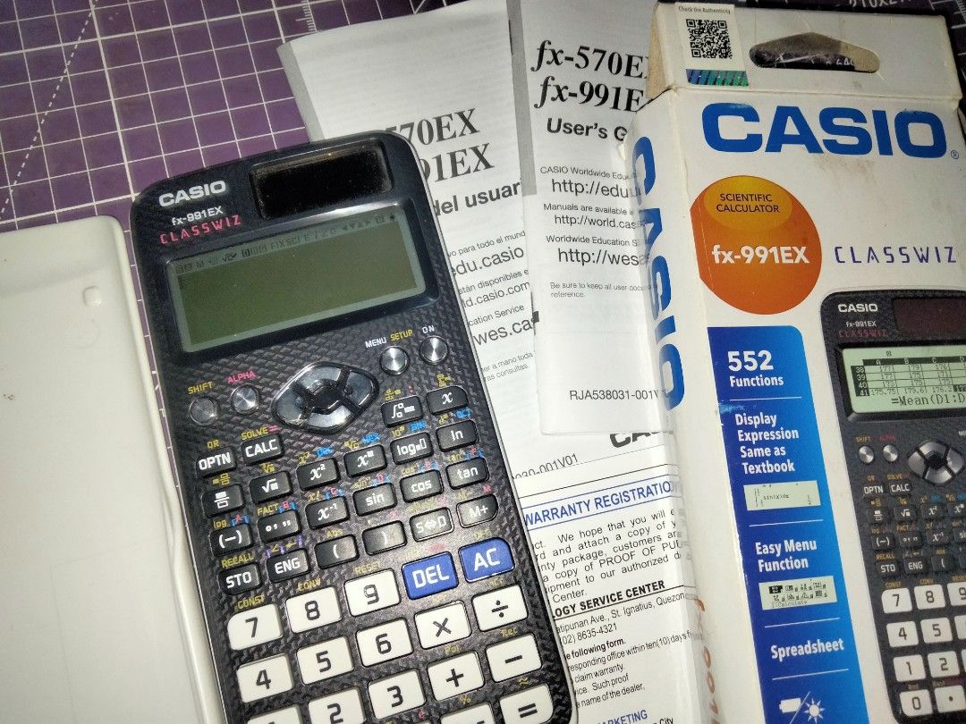 Casio Fx 991ex Classwiz Scientific Calculator Hobbies And Toys