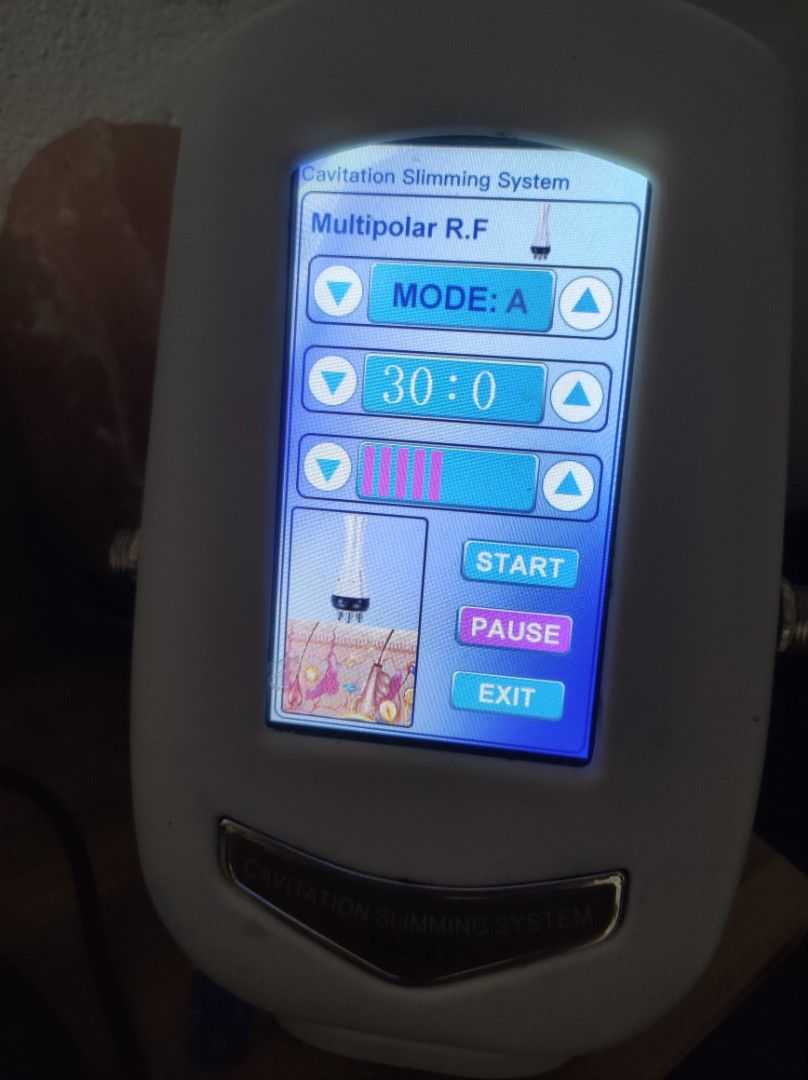 Cavitation machine multipolar r.f. machine tripolar r.f machine radio ...