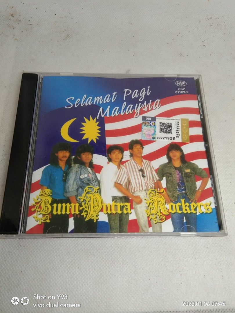 Cd bumi putra rockers BPR selamat pagi Malaysia, Hobbies & Toys, Music ...