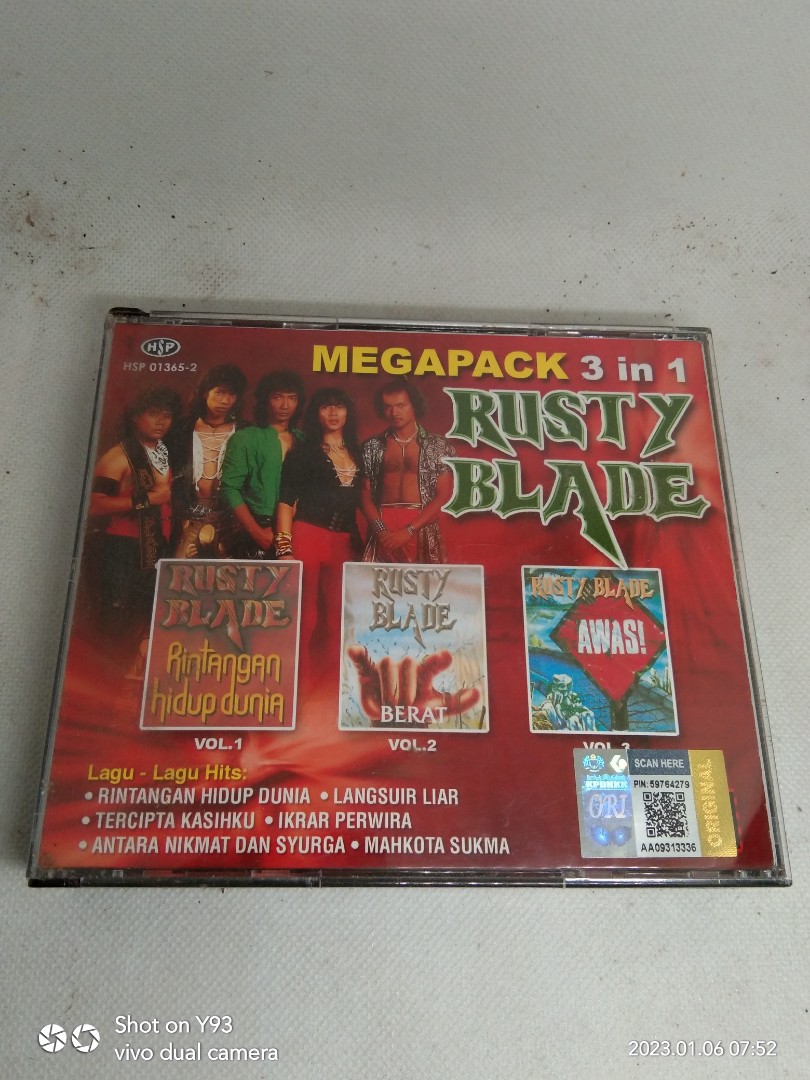 Cd Rusty Blade megapack 3 dalam 1, Hobbies & Toys, Music & Media, CDs ...