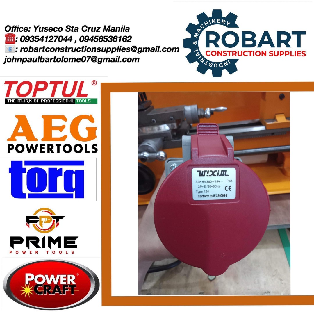 Cee wall socket, Commercial & Industrial, Construction Tools ...