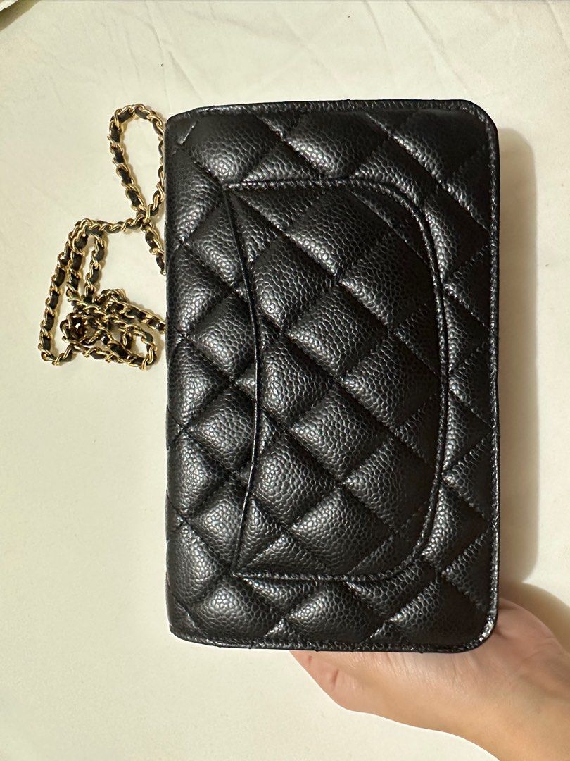 Chanel Classic wallet on chain microchip!, Luxury, Bags & Wallets on ...