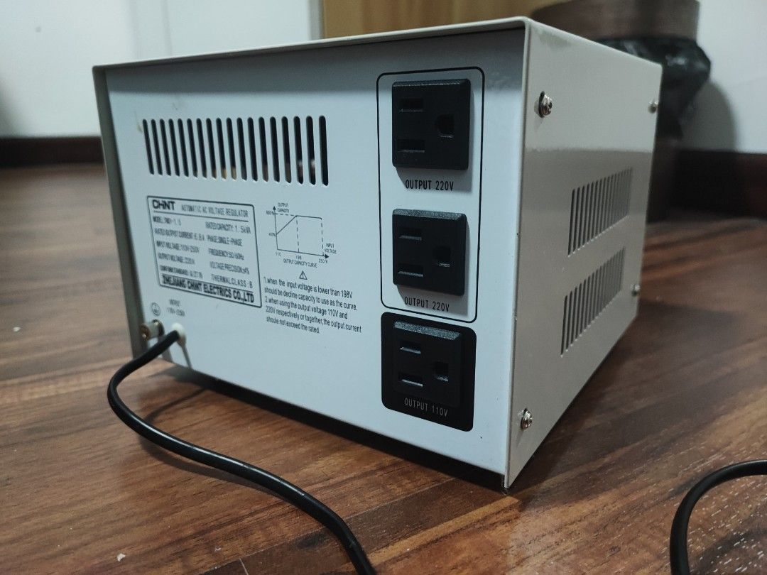 CHINT TND1-1.5 AVR, TV & Home Appliances, Electrical, Adaptors ...