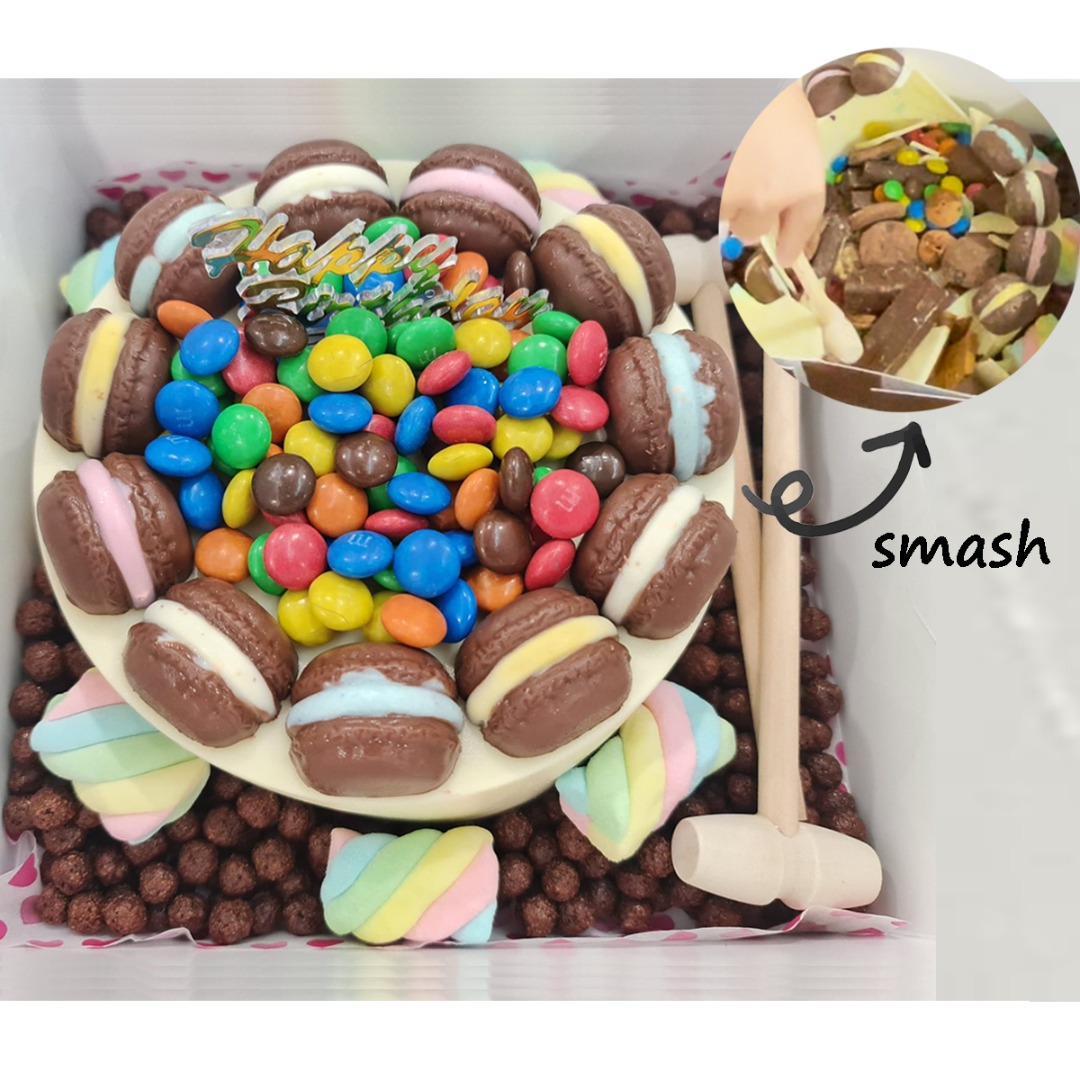 Chocolate Overload Smash Pinata Cake, Food & Drinks, Homemade Bakes on ...