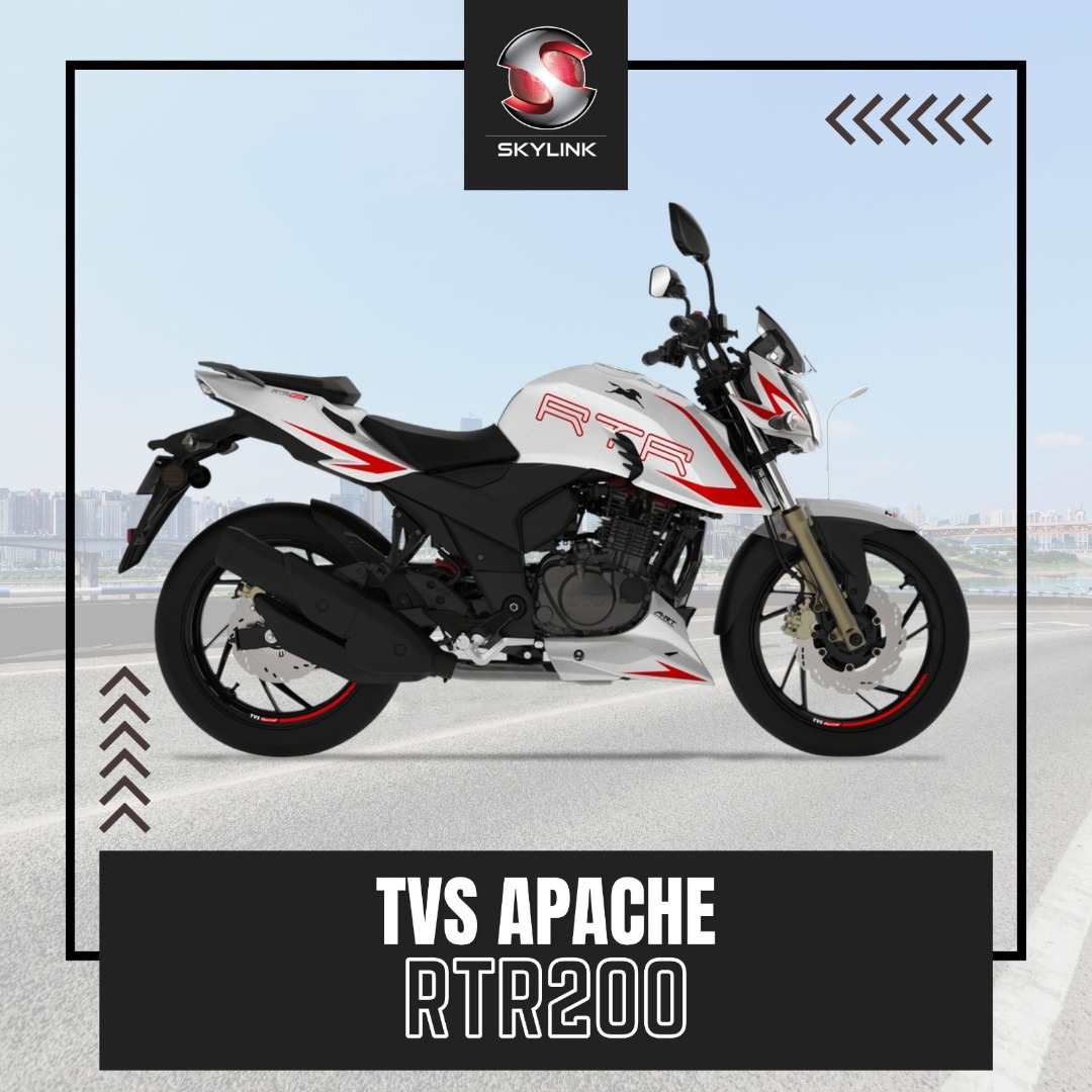 Class 2B Street Bike- TVS APACHE RTR200, Motorcycles, Motorcycles for ...