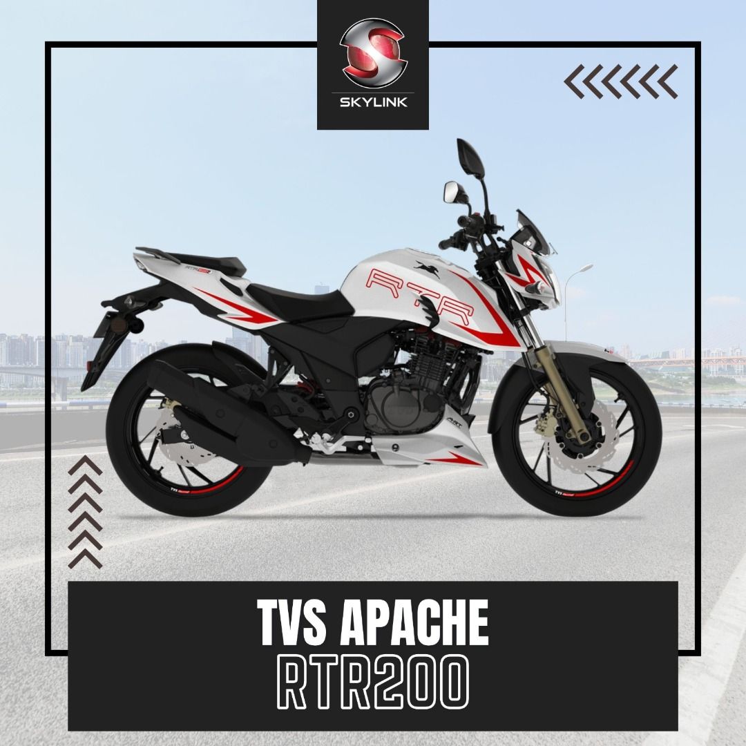Class 2B Street Bike- TVS APACHE RTR200, Motorcycles, Motorcycles for ...
