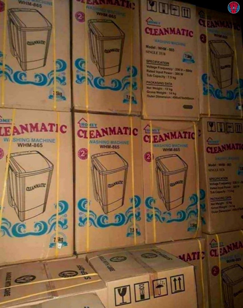 CLEANMATIC Single Tub Washing Machine (7.5 kg) Model: WHM 865, TV ...