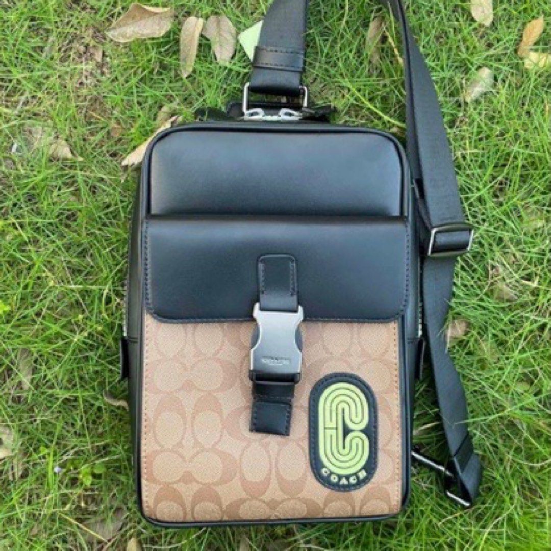 Coach Men’s Track Crossbody Bag, Men's Fashion, Bags, Sling Bags on ...