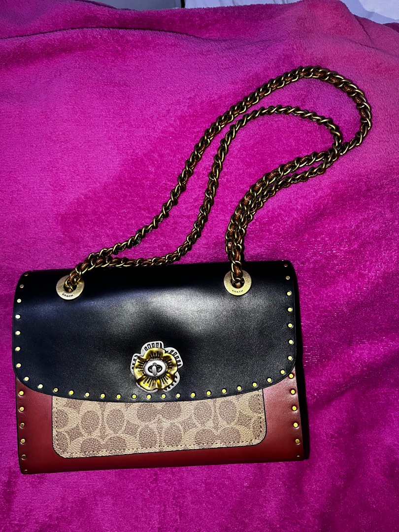 Coach parker rose lock, Luxury, Bags & Wallets on Carousell
