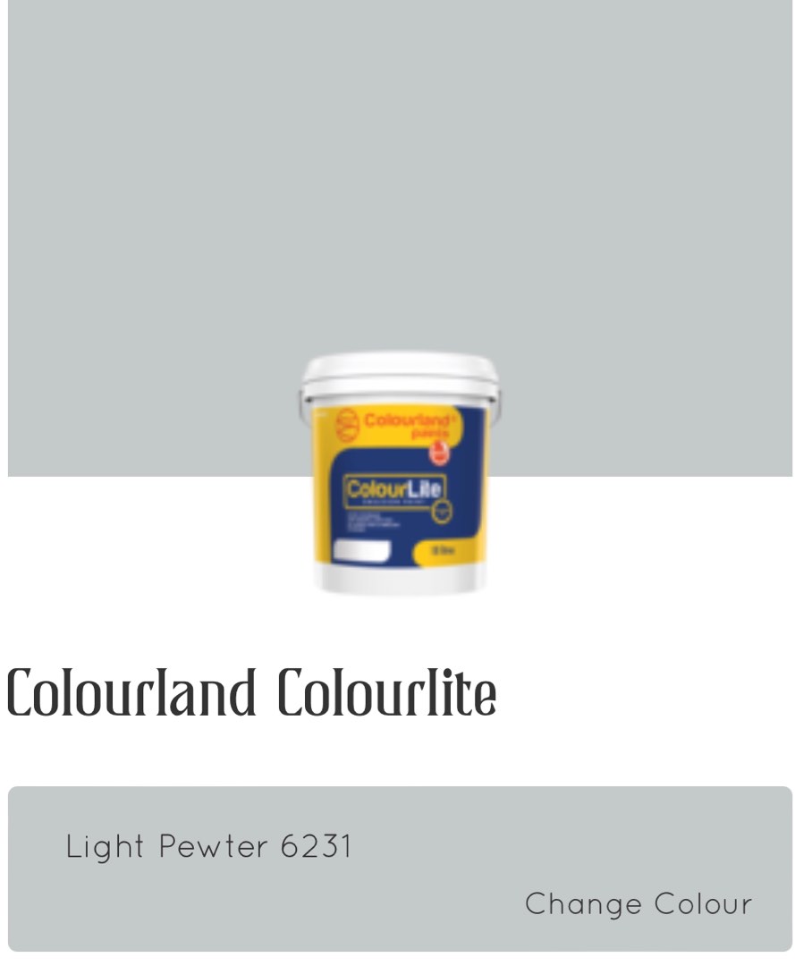 Colourland colourlite 7 litre Light Pewter 6231, Services, Home ...