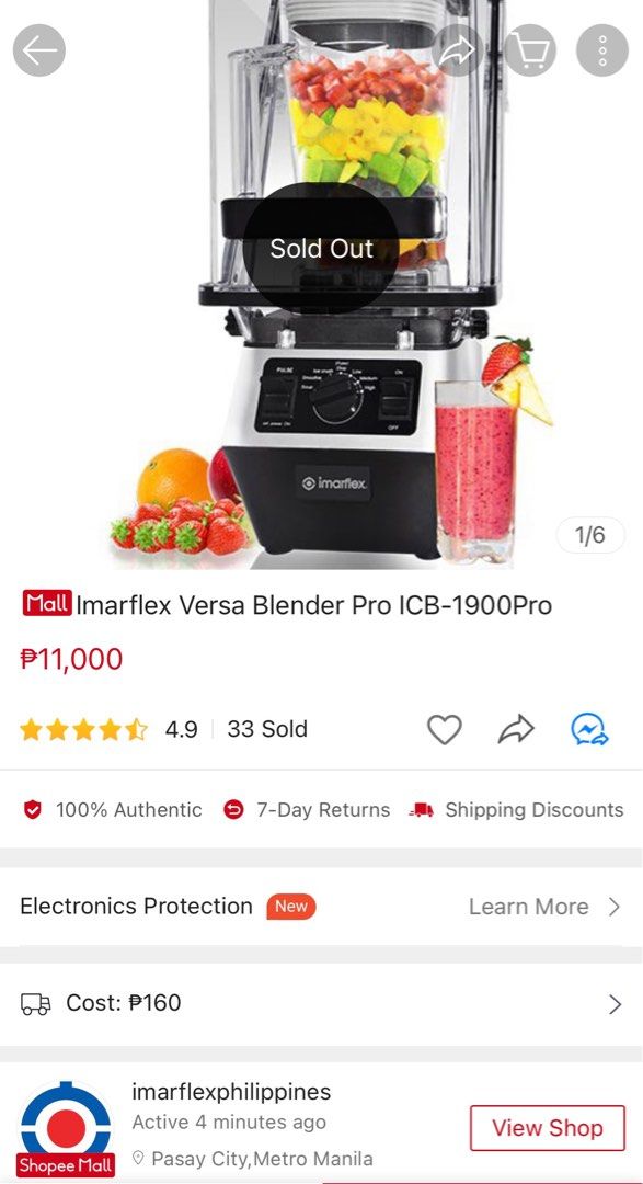 COMMERCIAL BLENDER (ICB-1900PRO), TV & Home Appliances, Kitchen Appliances, Juicers, Blenders ...
