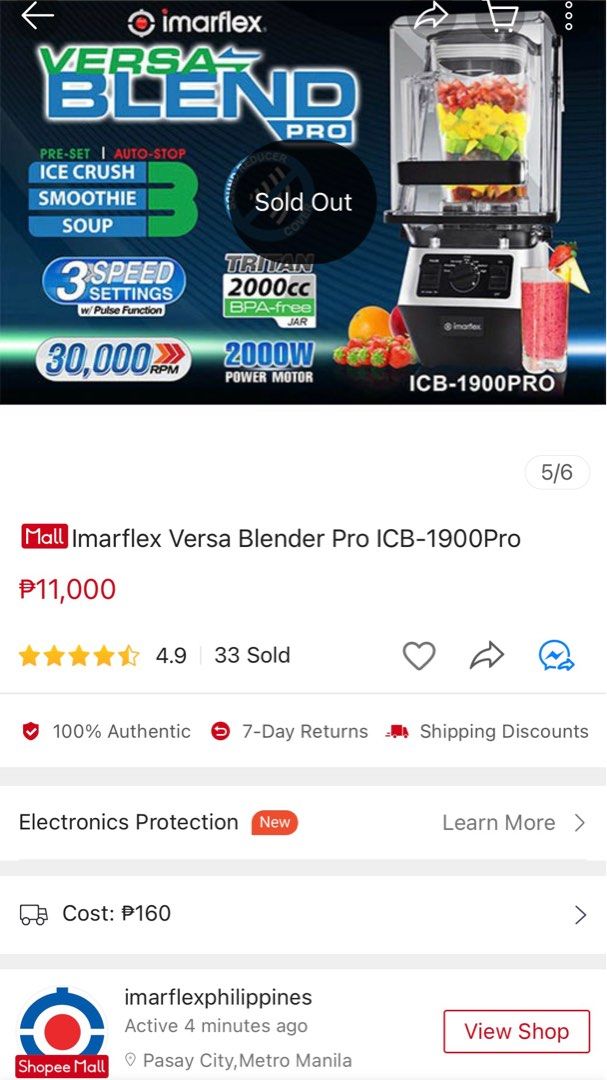 COMMERCIAL BLENDER (ICB-1900PRO), TV & Home Appliances, Kitchen Appliances, Juicers, Blenders ...