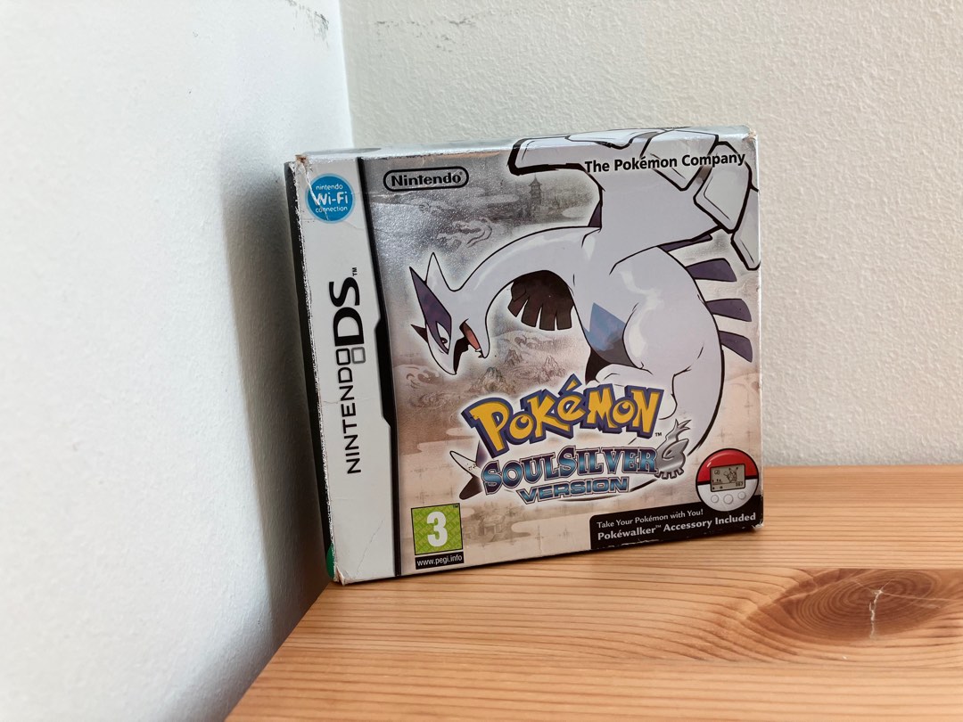 COMPLETE Pokemon SoulSilver Nintendo DS (With PokeWalker), Video Gaming ...