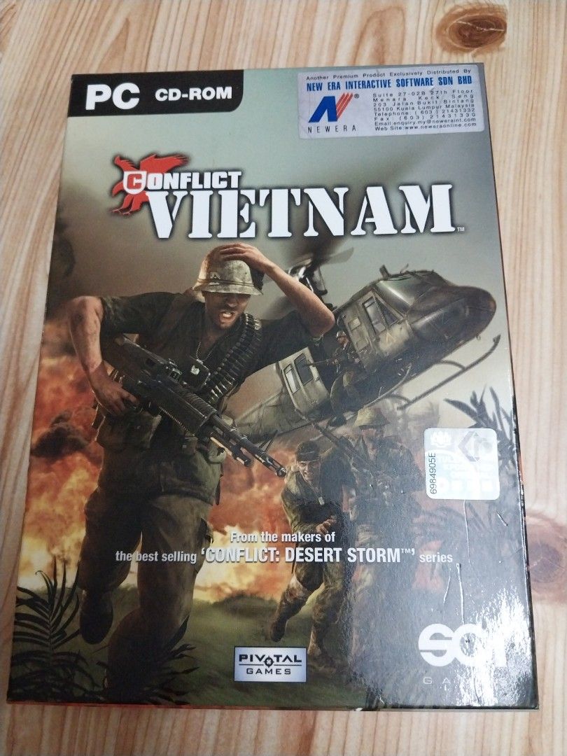 Conflict Vietnam 2004 original PC game CD-ROMs, Video Gaming, Video ...